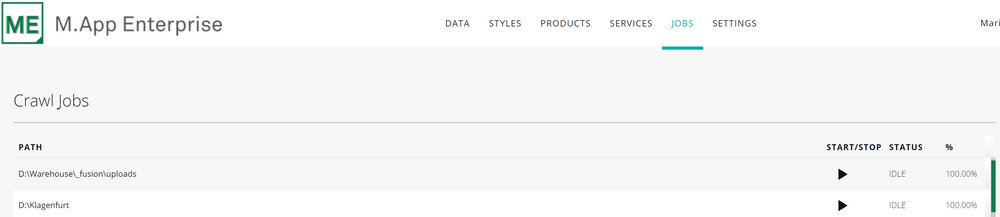 Using Elevation data (DEM) in M.App Enterprise